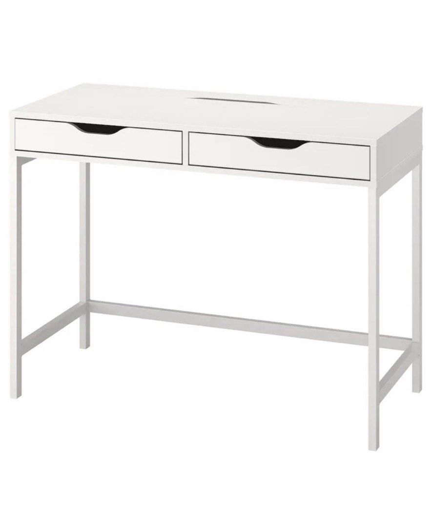 IKEA Alex White Desk, Furniture & Home Living, Furniture, Other Home ...