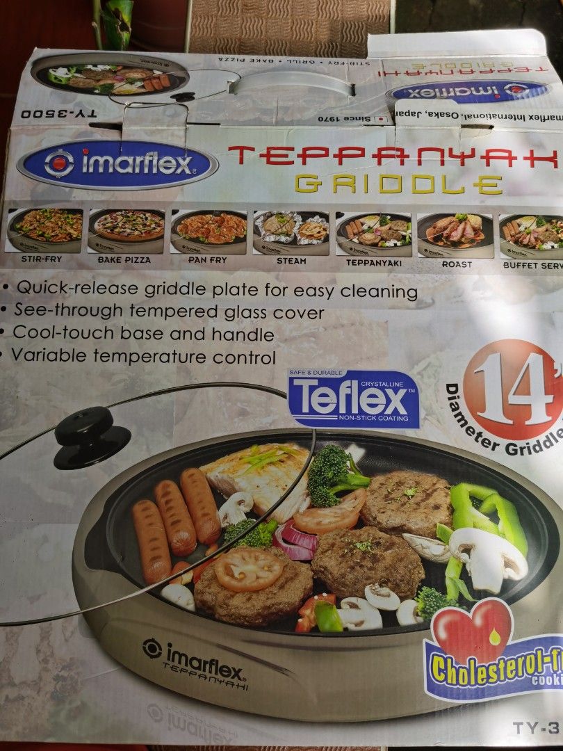 Imarflex Teppanyaki Griddle, TV & Home Appliances, Other Home ...