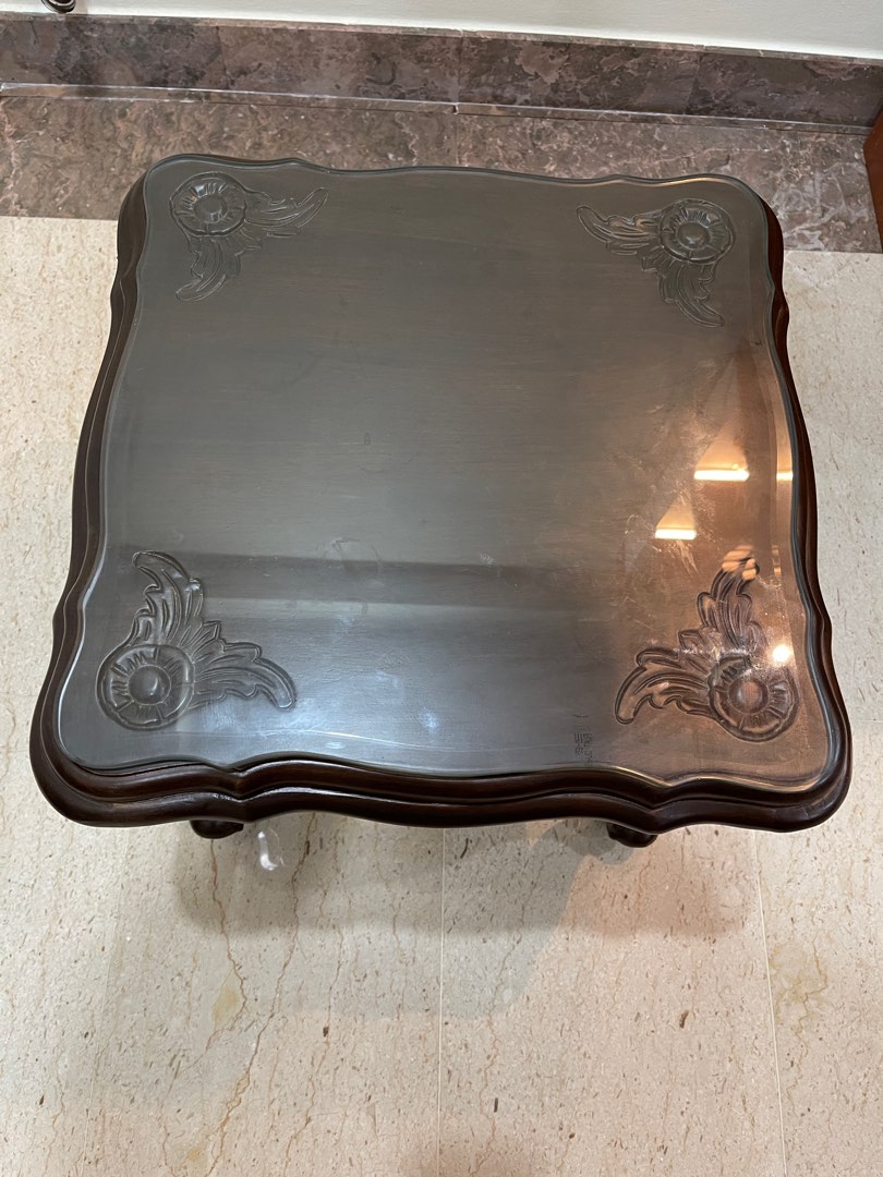 Indonesian Teak wood Small Coffee Table, Furniture & Home Living ...