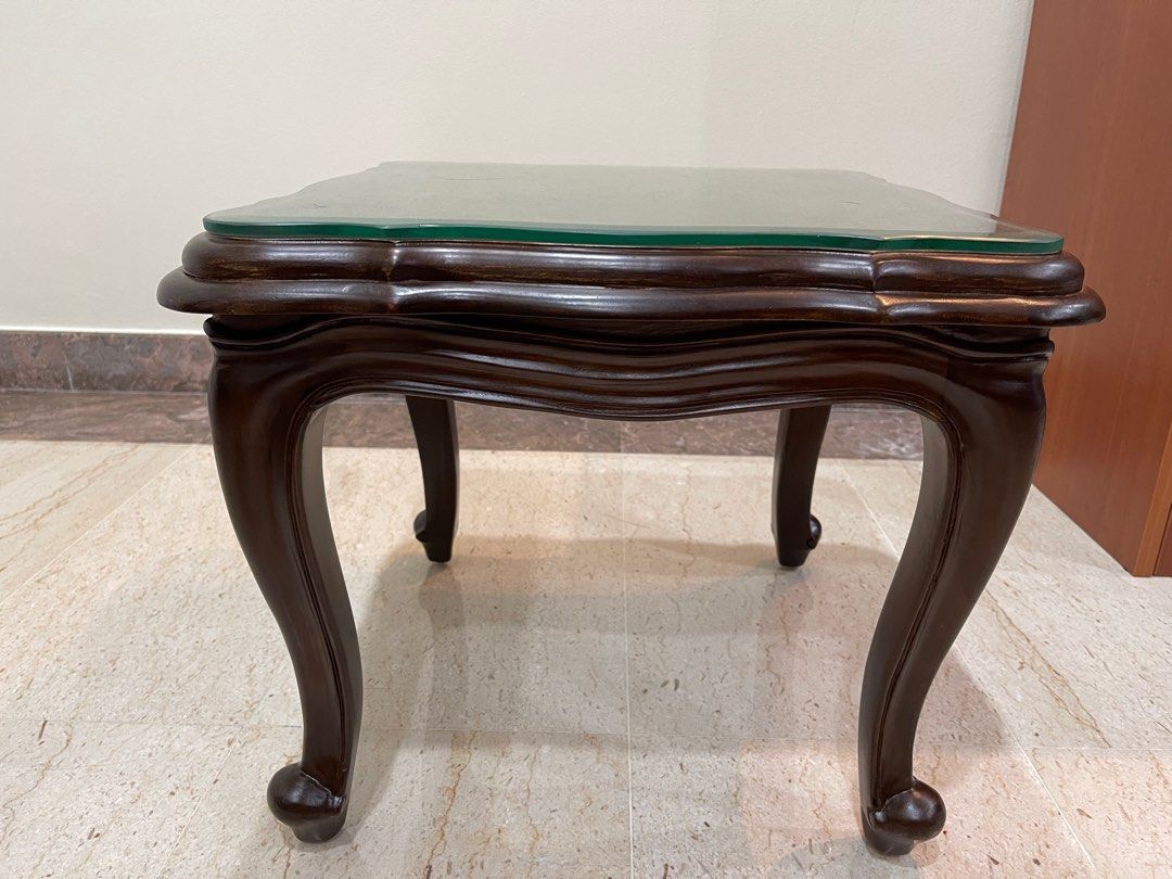 Indonesian Teak wood Small Coffee Table, Furniture & Home Living ...