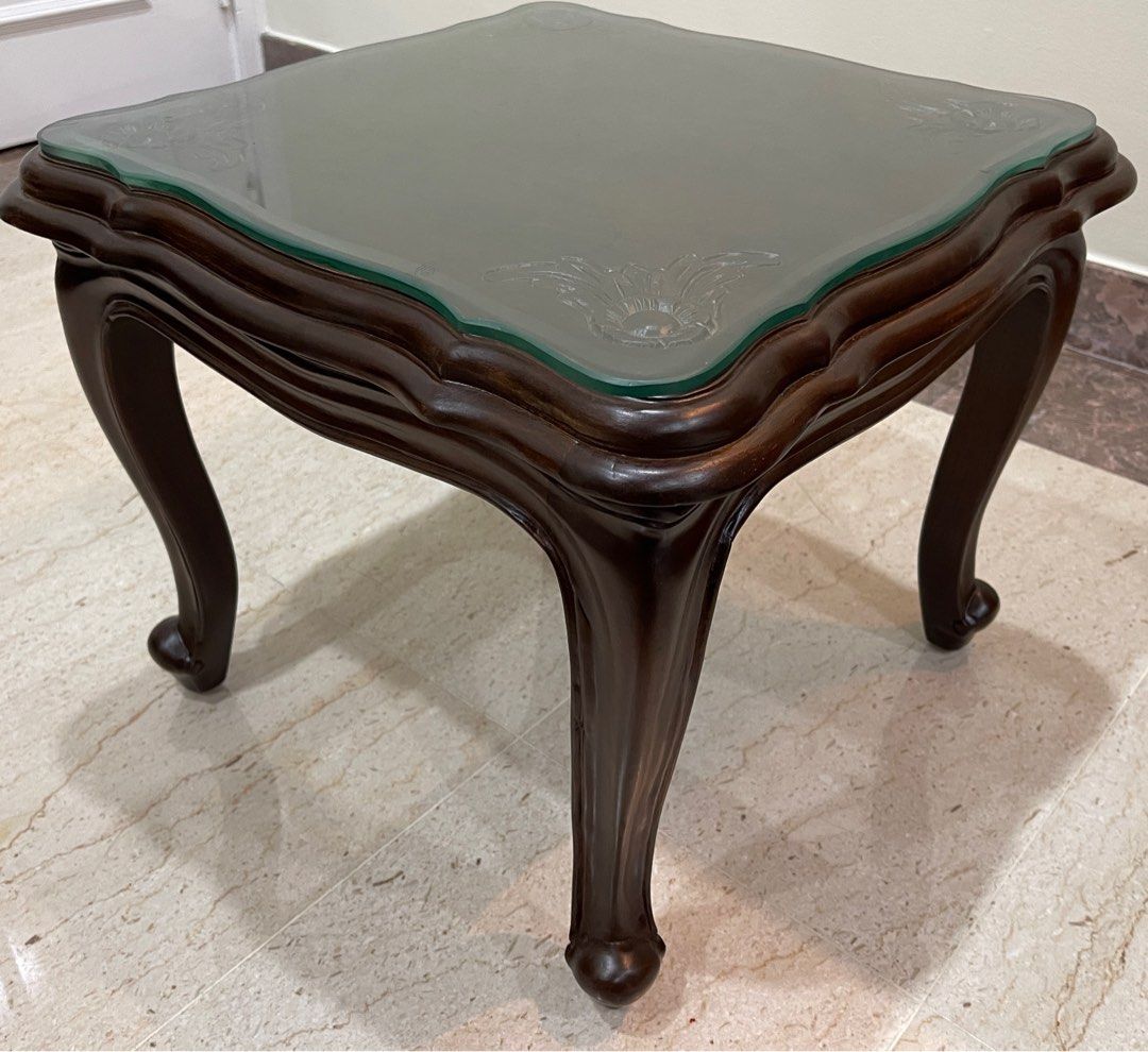 Indonesian Teak wood Small Coffee Table, Furniture & Home Living ...