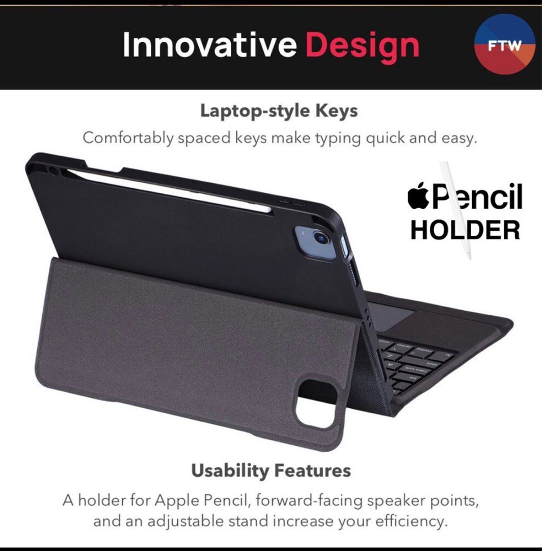 Brand NEW iPad Pro, 12.9 inch, 5th Gen, Wi-fi with iPad keyboard folio ...