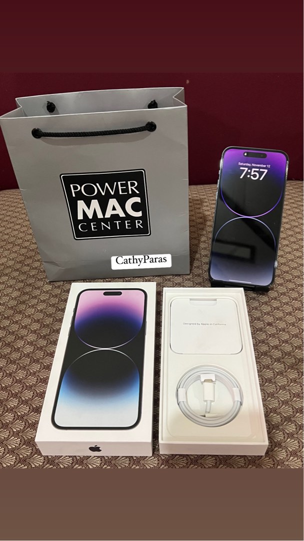 IPhone 14 ProMax (256GB/Deep Purple/Globelocked) Open for swap to lower ...