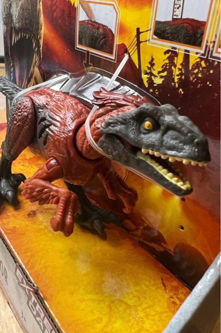 Jurassic world pyroraptor mattel, 興趣及遊戲, 玩具 & 遊戲類 - Carousell