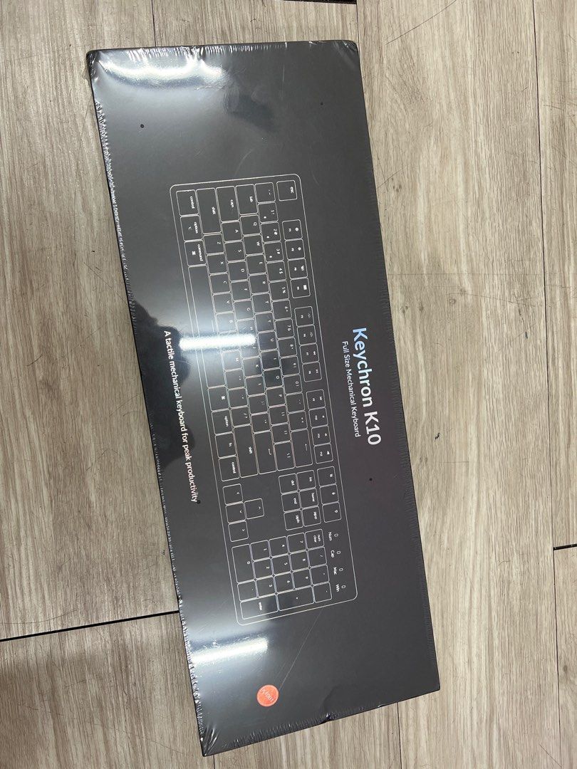 Keychron K10 wireless mechanical keyboard RGB backlight Red switch ...