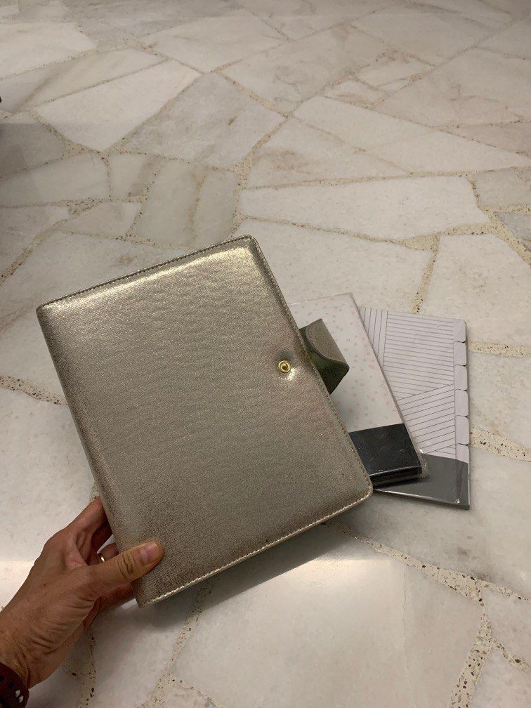 Kikki K Gold Binder Journal Set, Hobbies & Toys, Stationery & Craft ...