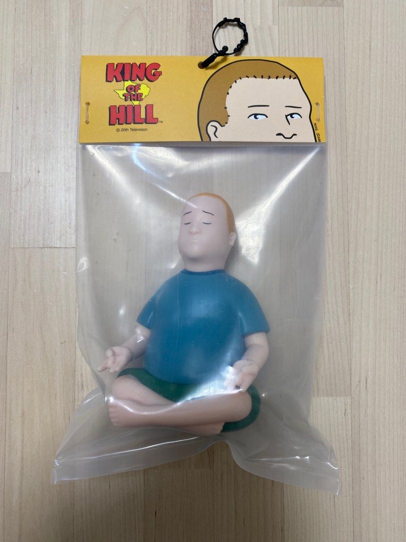 King of the hill Bobby figure 打坐 佛系 佛系人生, 興趣及遊戲, 玩具 & 遊戲類 - Carousell