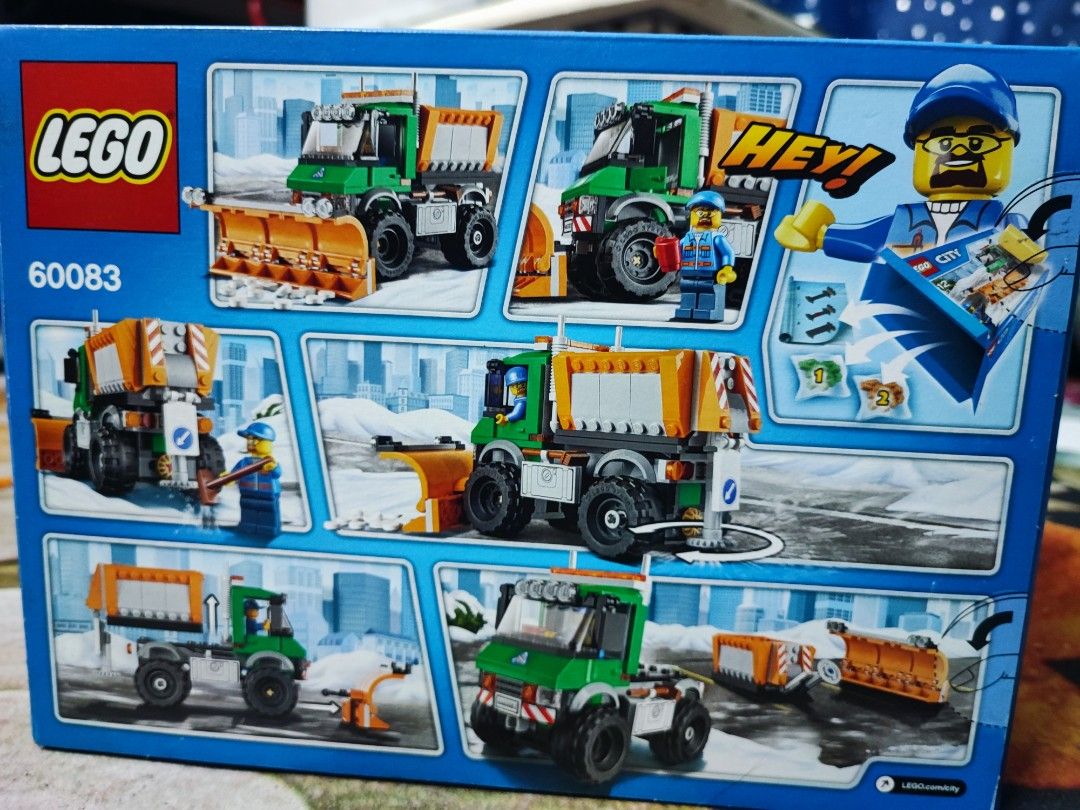 LEGO City 60083 Snowplough Truck : UNIMOG, Hobbies & Toys, Toys & Games ...