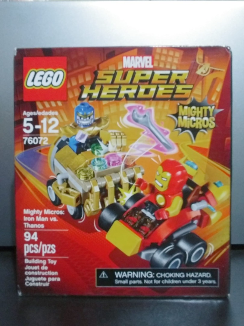 Lego Marvel Superheroes Set - 76072 (Mighty Micros: Iron Man vs. Thanos ...