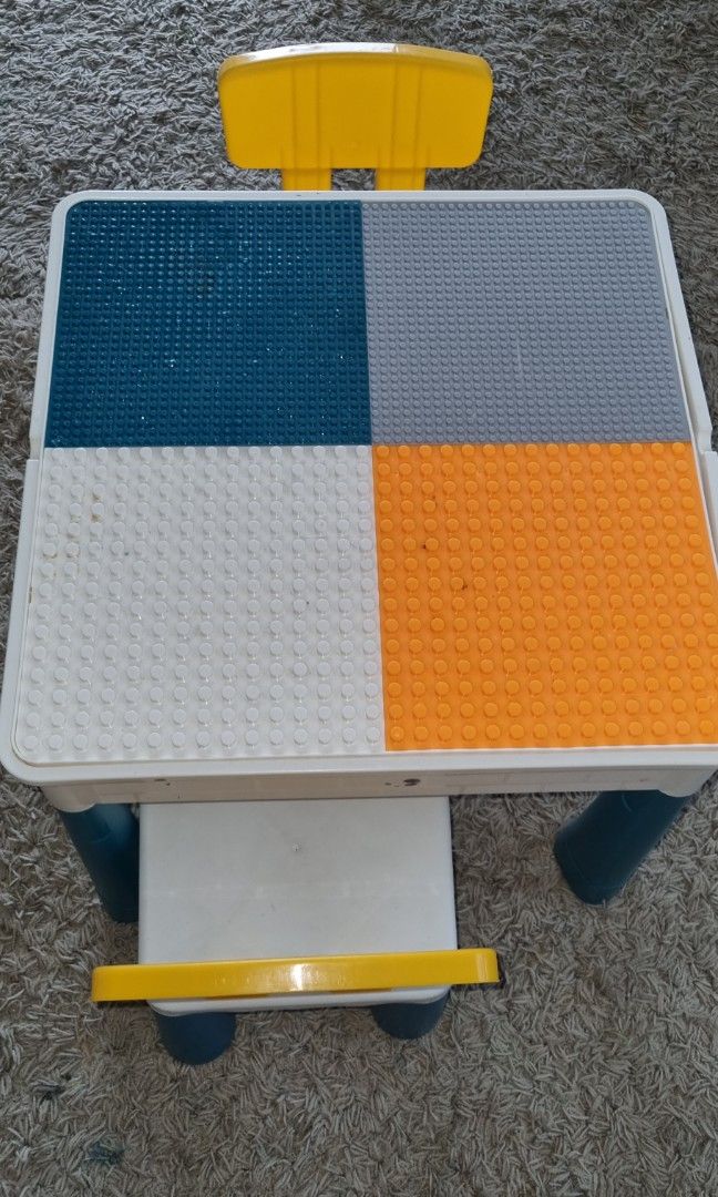 Lego/Block table, Babies & Kids, Babies & Kids Fashion on Carousell