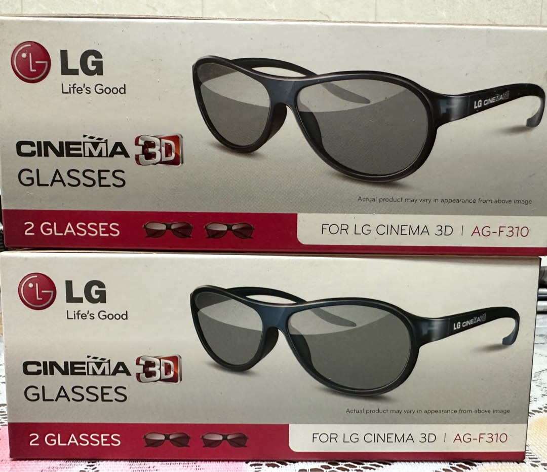 LG Cinema 3D glasses, Men's Fashion, Watches & Accessories, Sunglasses ...