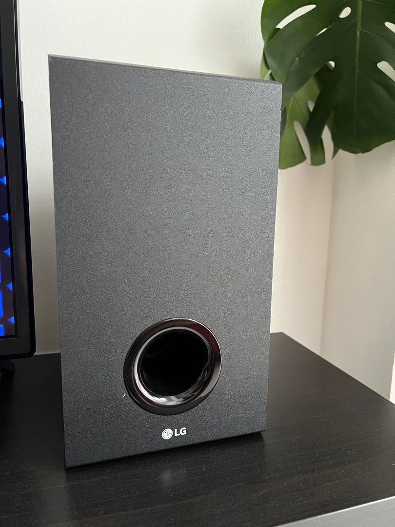 LG Optical/Bluetooth Speaker and Wireless Subwoofer, Audio, Soundbars ...