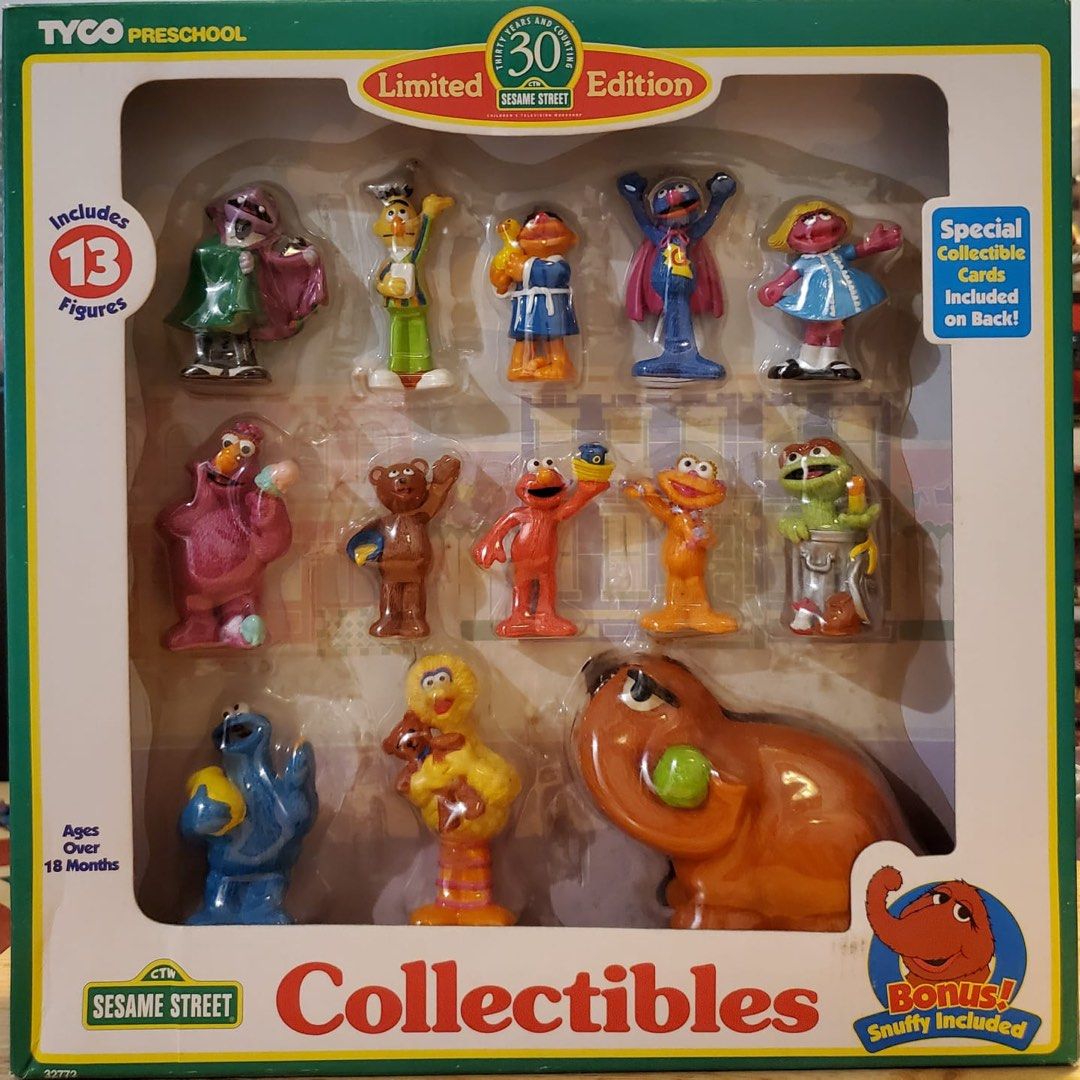 Limited Edition Sesame Street PVC Collectibles by Tyco 30th Anniversary ...
