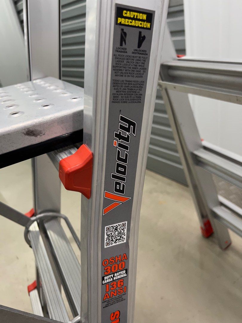 Little Giant Velocity Ladder, Furniture & Home Living, Home Improvement ...