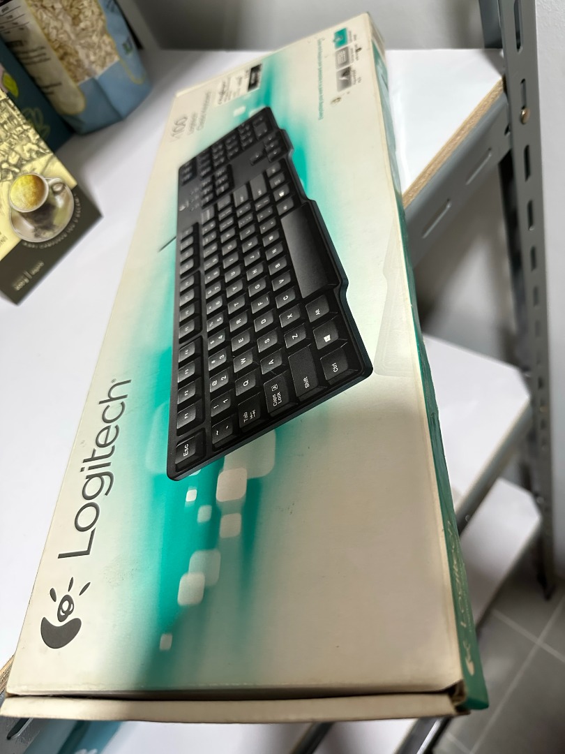 Logitech K100 Classic Ps 2 Wired Keyboard Black Computers And Tech Parts And Accessories