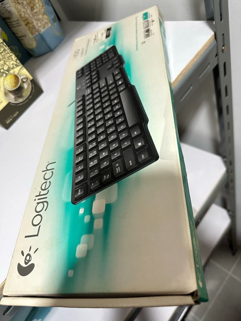 Logitech K100 Classic PS/2 Wired Keyboard (Black), Computers & Tech ...