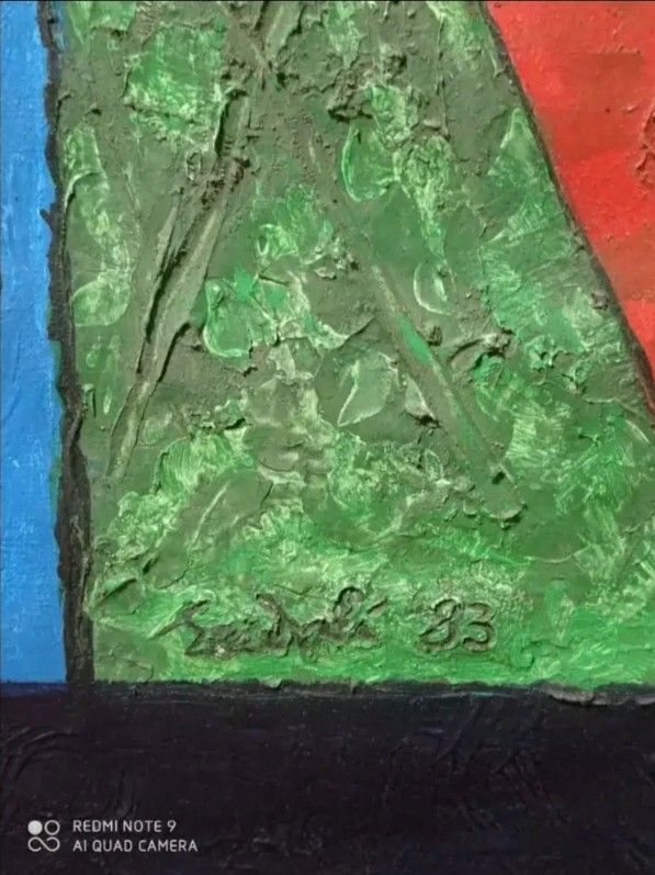 Lukisan abstrak karya ahmad sadali tahun 1983, Desain & Kerajinan ...