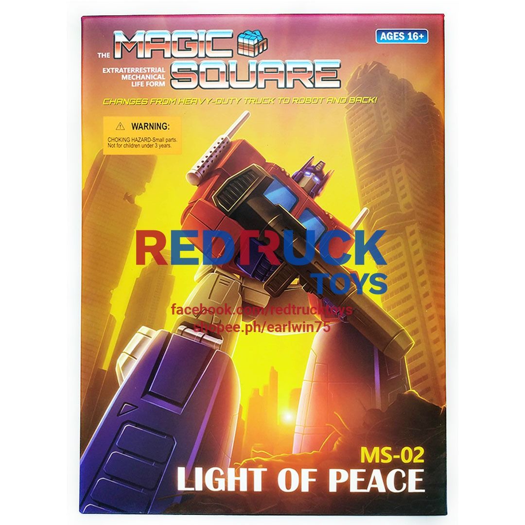Magic Square MS-02 Light of Peace (G1 Optimus Prime), Hobbies & Toys ...