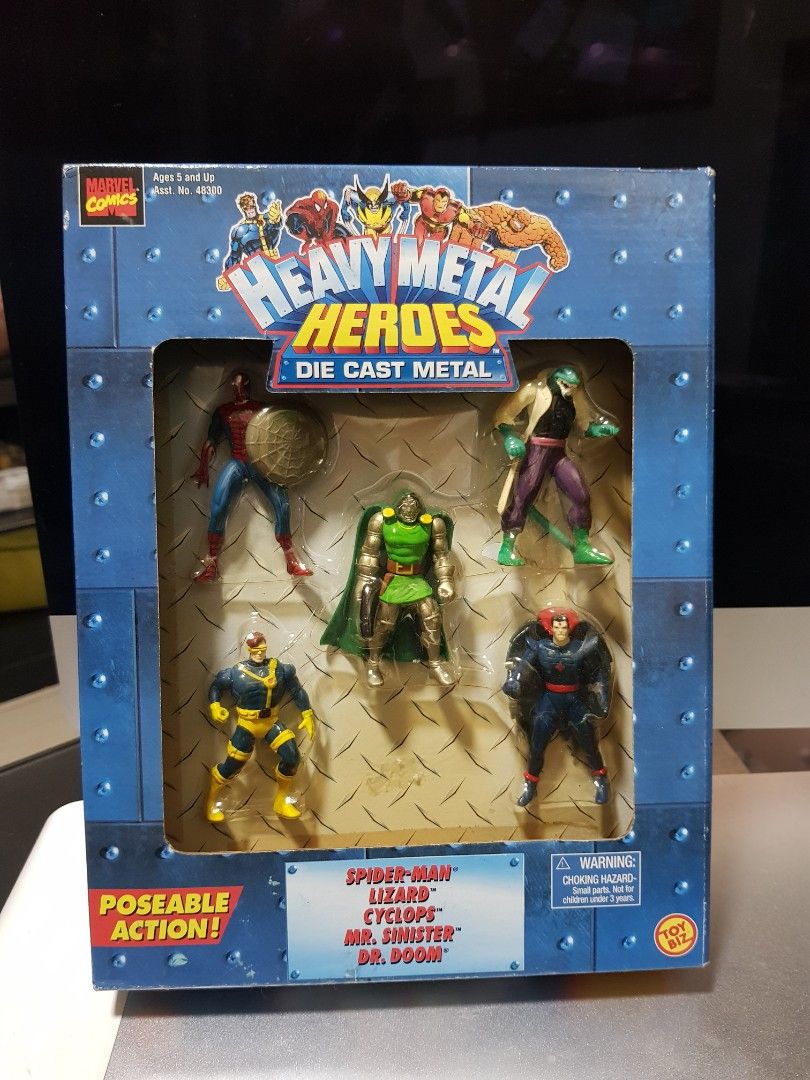 Marvel Legends Heavy Metal Heroes 1997 (Set), Hobbies & Toys, Toys ...