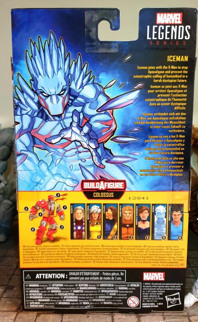Marvel Legends Iceman Age of Apocalypse Colossus Wave, Hobbies & Toys ...