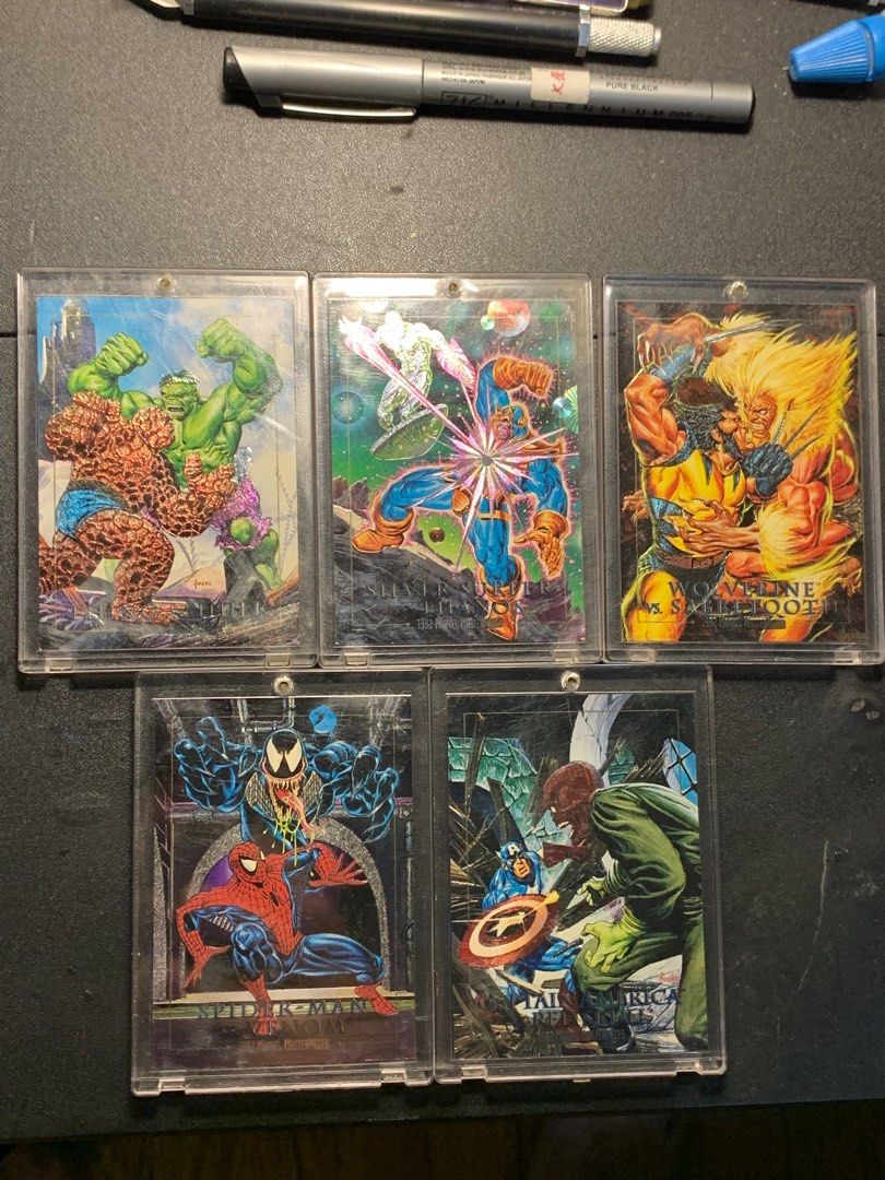 Marvel Masterpiece 1992 - Complete Foil Card Set, Hobbies & Toys, Toys ...