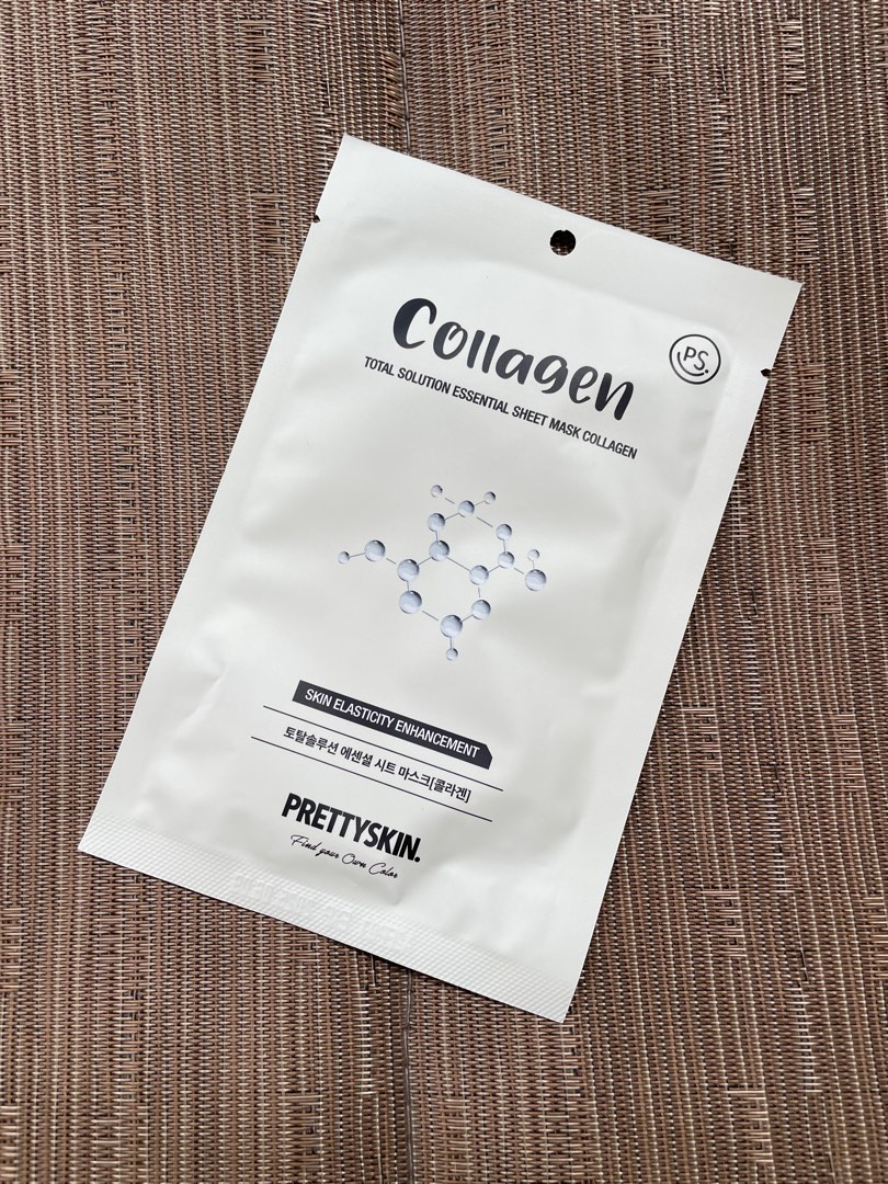 Masker Korea PRETTY SKIN Total Solution Essential Sheet Mask COLLAGEN ...