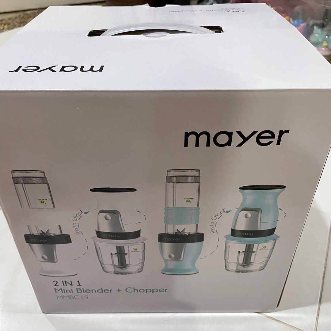 Mayer Mini 2-in-1 Blender Plus Chopper MMBC19, TV & Home Appliances, Kitchen Appliances, Juicers ...