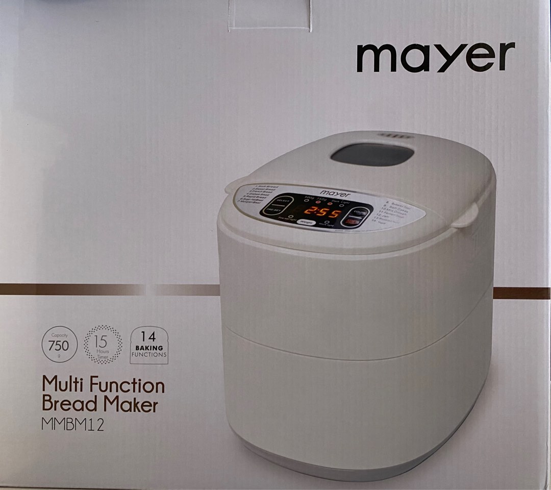 Mayer Multi Function Bread Maker, TV & Home Appliances, Kitchen ...