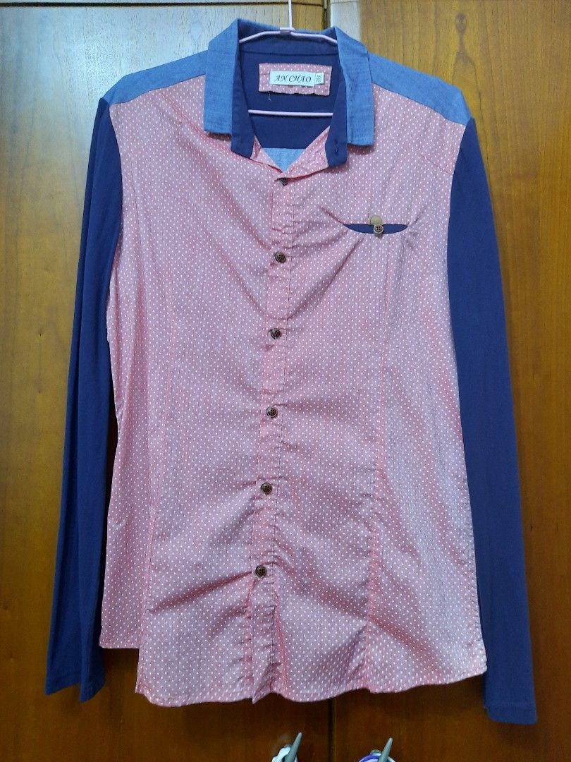 Men's long sleeves, Men's Fashion, Tops & Sets, Formal Shirts on Carousell