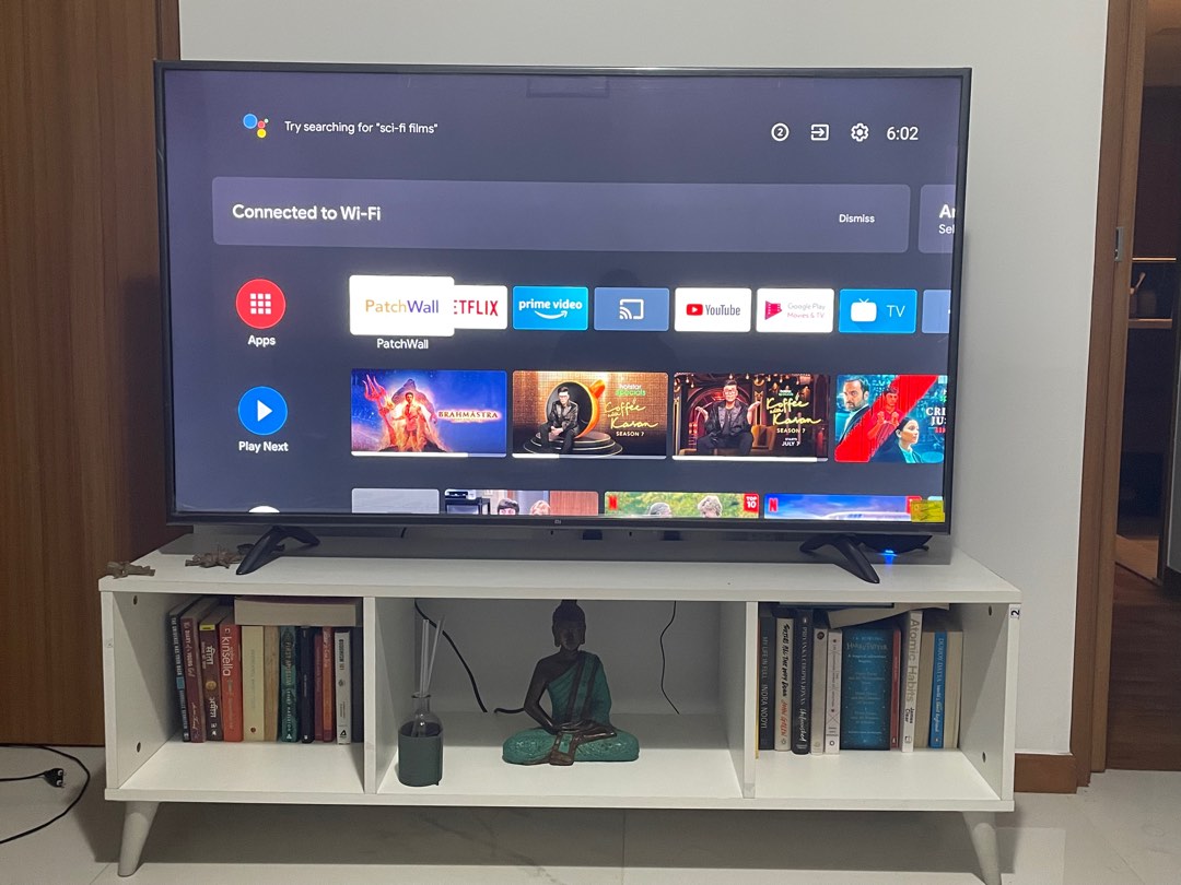 MI 55 Inch smart Android TV with stand, TV & Home Appliances, TV ...