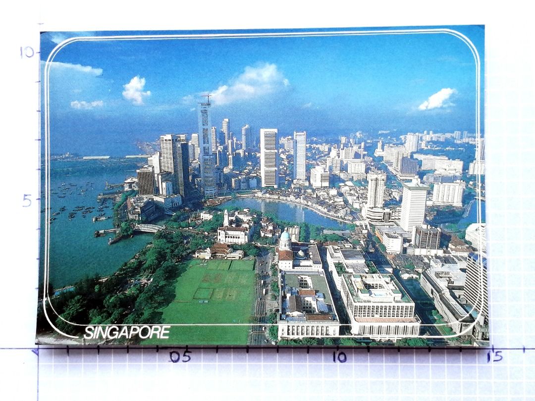 Mid-1980s City Financial Hub - S'pore River, One Raffles Place, UOB ...