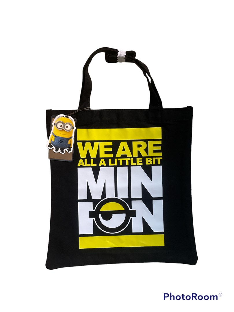 Minion Tote Bag limited edition, Women's Fashion, Bags & Wallets, Tote ...