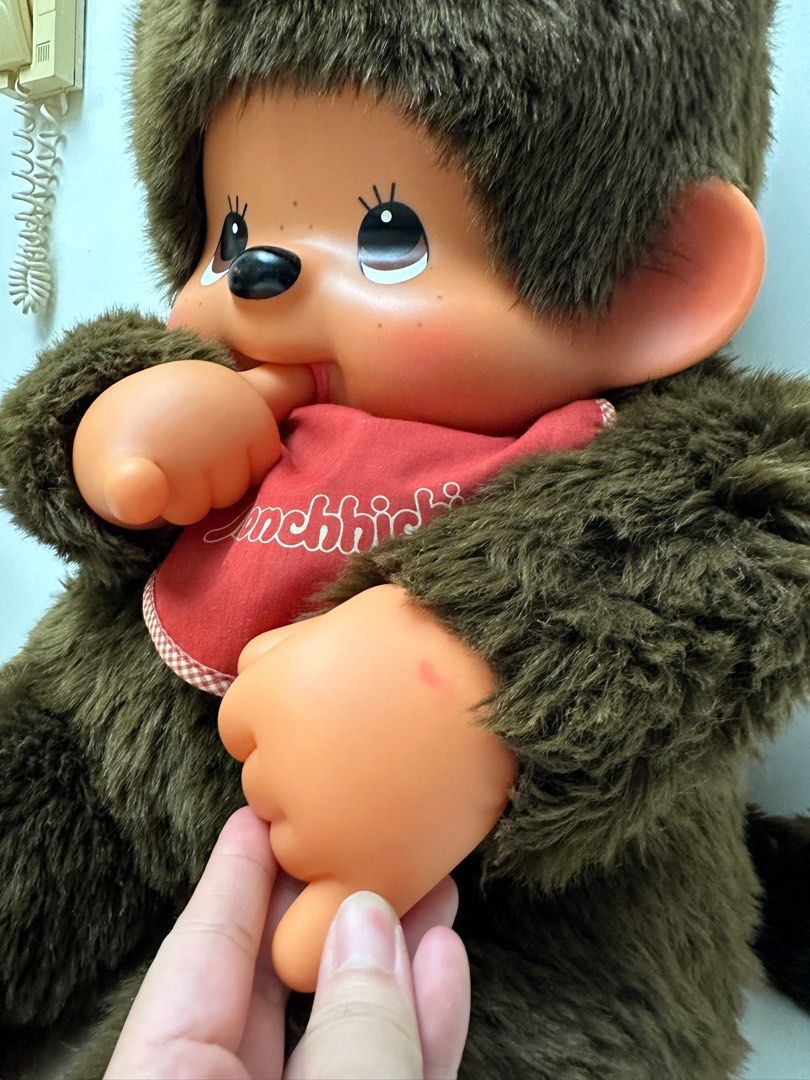 Monchhichi 公仔 超大隻 一對賣, 興趣及遊戲, 玩具 & 遊戲類 - Carousell