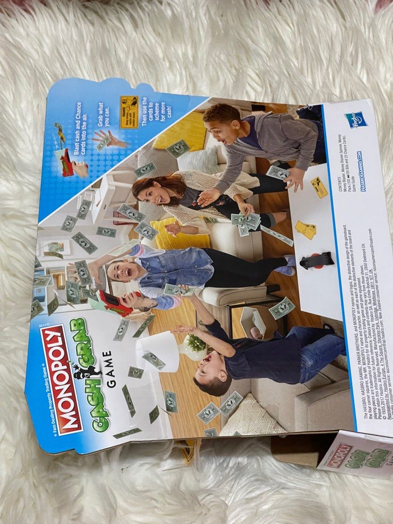 Monopoly Cash Grab Game, Hobbies & Toys, Toys & Games on Carousell