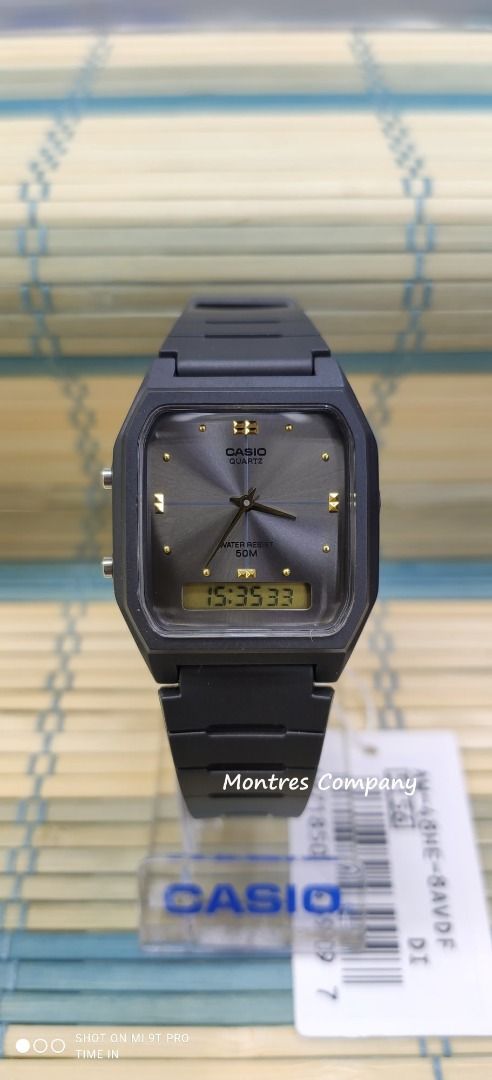 Montres Company香港註冊公司(30年老店) 卡西歐 CASIO Standard Data Bank 電話備忘錄 黑金色 ...