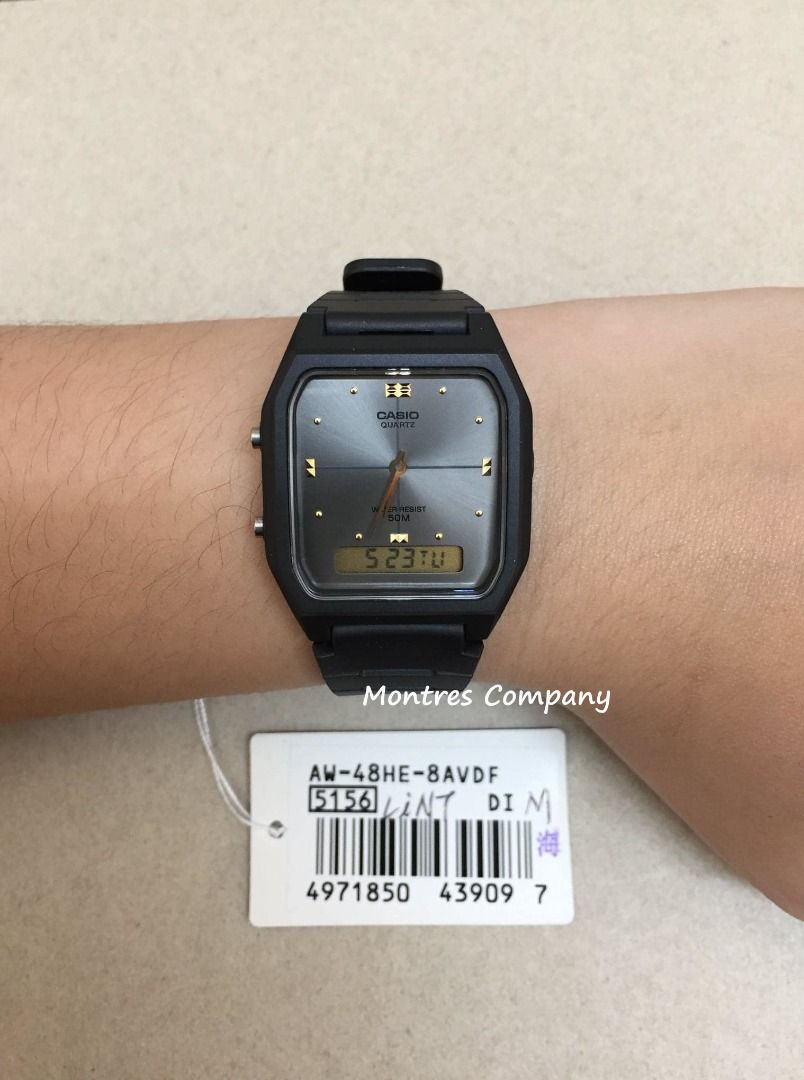 Montres Company香港註冊公司(30年老店) 卡西歐 CASIO Standard Data Bank 電話備忘錄 黑金色 ...