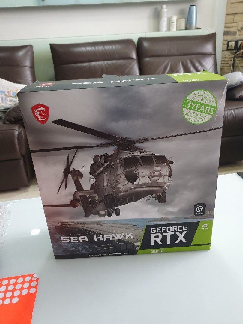 MSI RTX 3080 SEA HAWK x 10G, Computers & Tech, Parts & Accessories ...