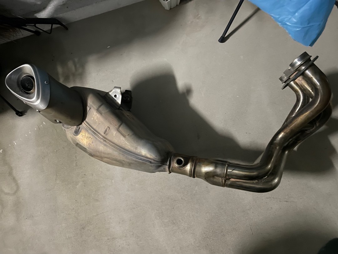 MT-09 Stock pipe, Motorcycles, Motorcycle Accessories on Carousell