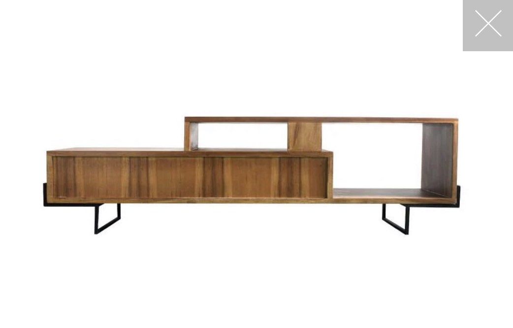 Mula Mu Teak Natural Oppen TV Console, Furniture & Home Living ...