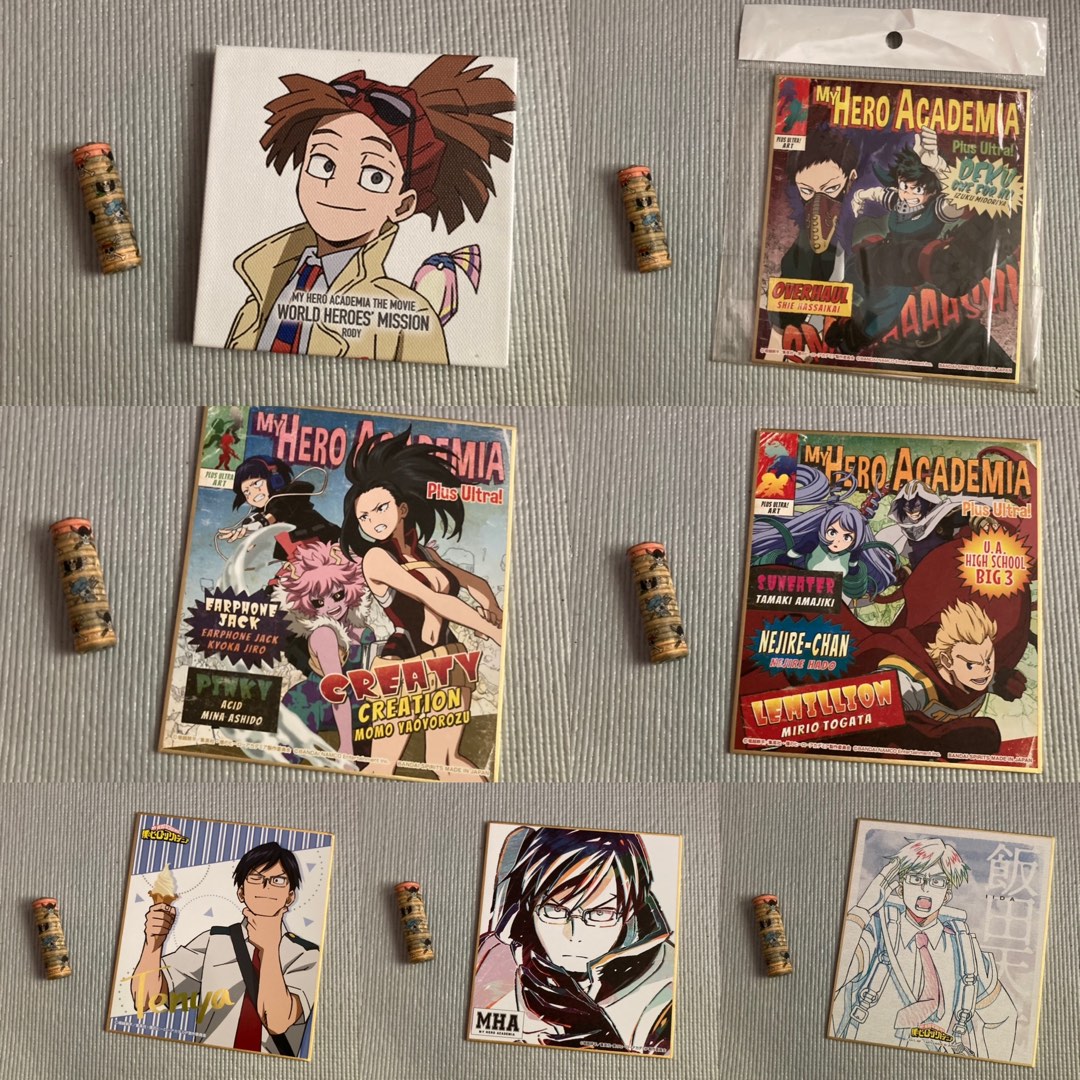 My Hero Academia Canvas, Shikishi/Cardboard Display, Hobbies & Toys ...