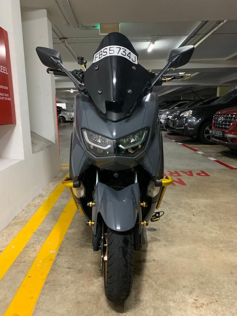 Nardo Grey / Power Grey Nmax V2 Coverset, Motorcycles, Motorcycles for ...