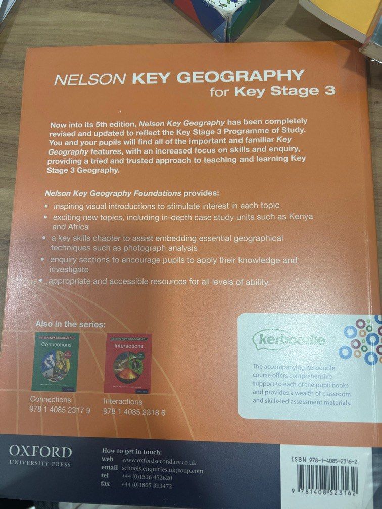 nelson key geography foundations 5th, Hobbies & Toys, Books & Magazines, Textbooks on Carousell