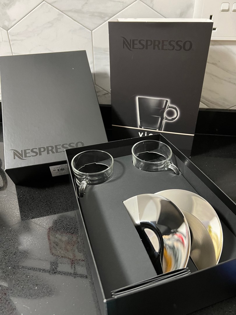 Nespresso Lungo Cup set, Furniture & Home Living, Kitchenware ...