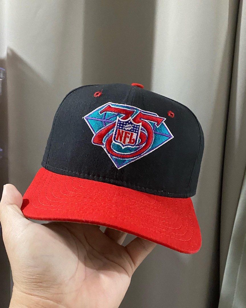 NFL 75th Diamond Logo, Men's Fashion, Watches & Accessories, Caps ...