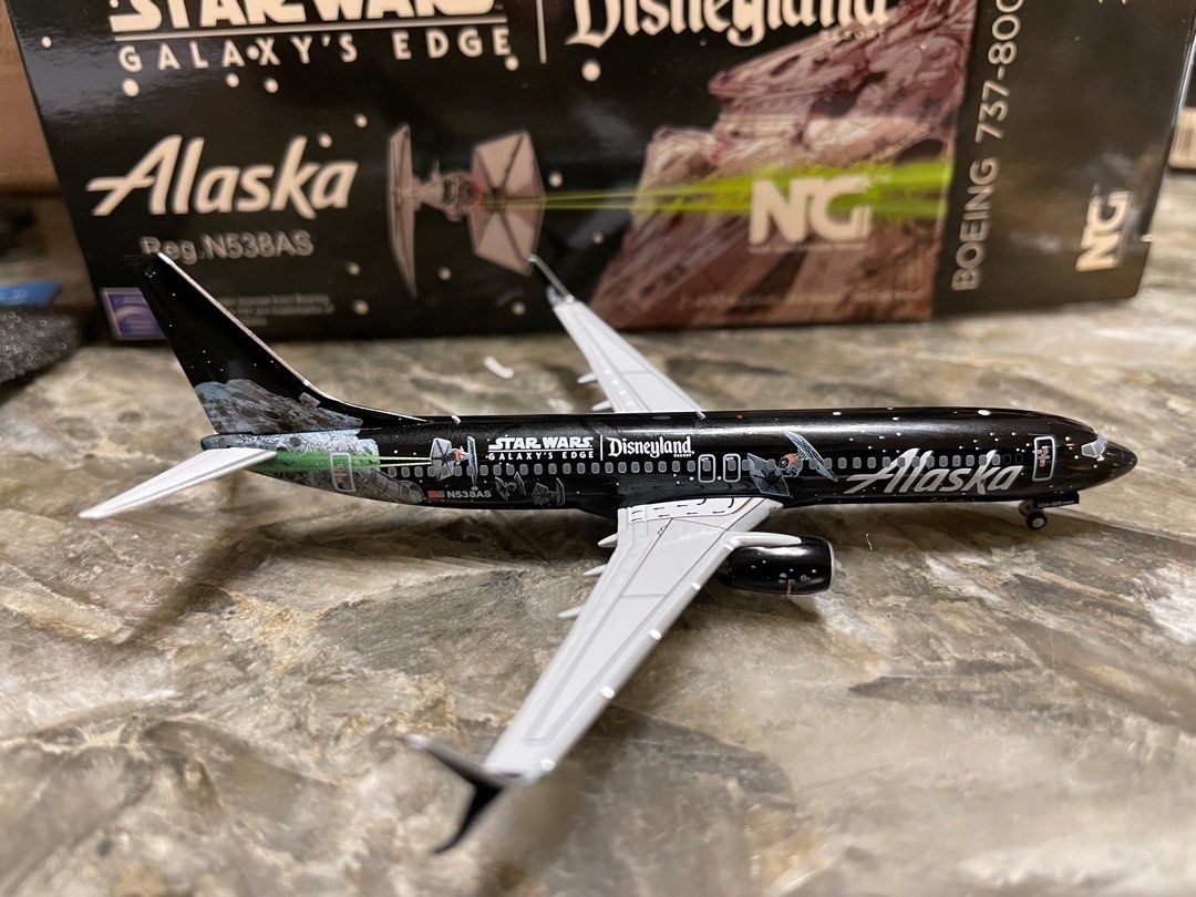 Ng models 1:400 Alaska Airlines Star Wars 星球大戰 galaxy’s edge B737-800 ...