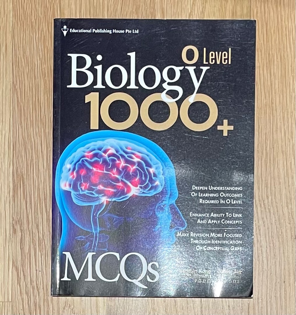O level EPH 1000+ Pure Biology MCQs Assessment Book, Hobbies & Toys ...