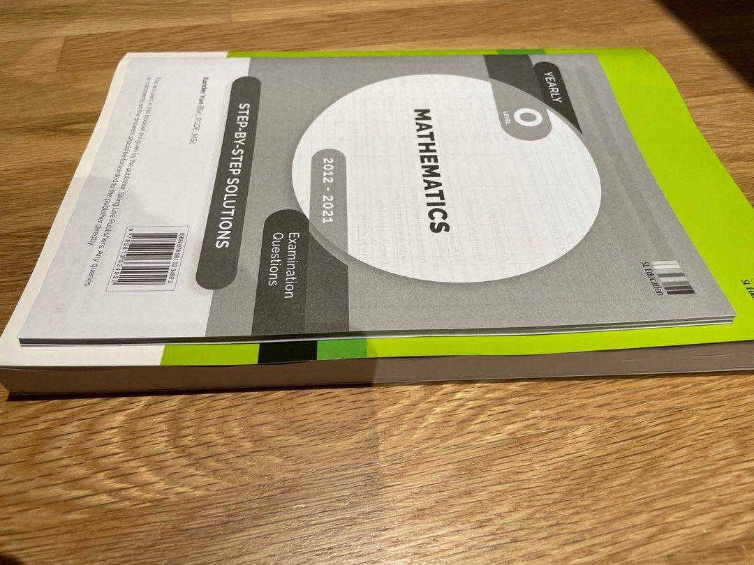 O level Mathematics Yearly Ten Year Series (2012-2021), Hobbies & Toys ...