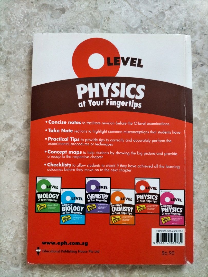 O level Physics at your fingertips (revision guide book), Hobbies ...