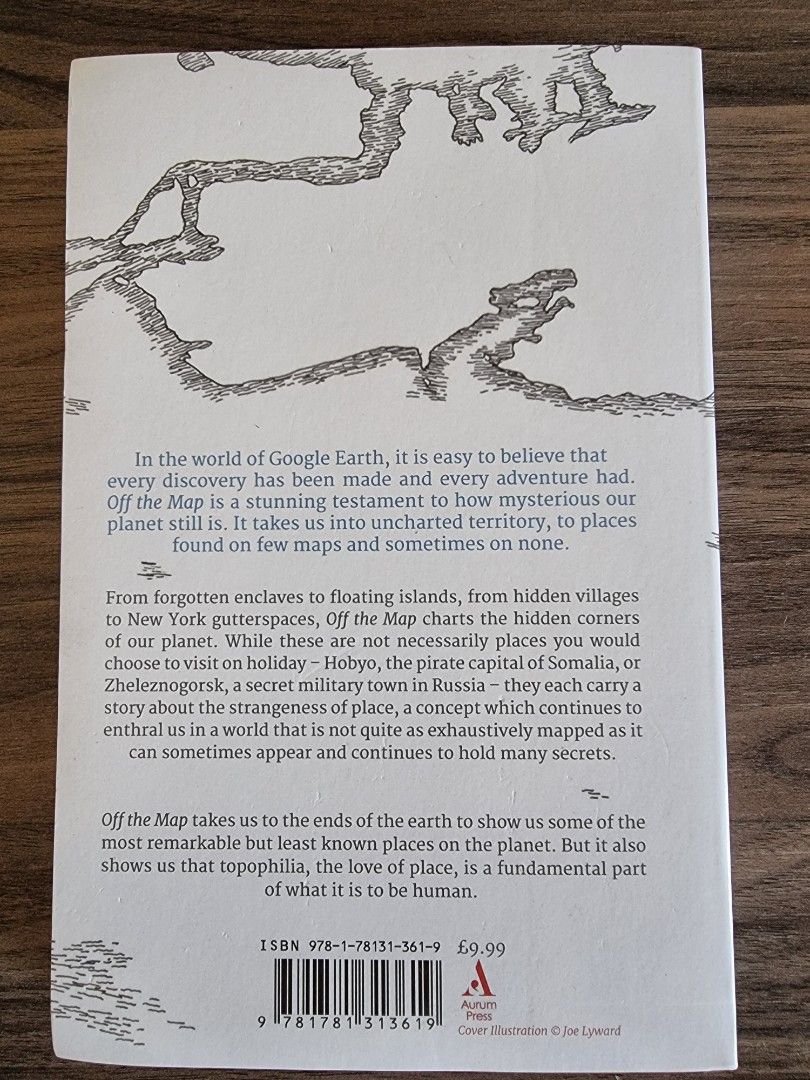 Off the Map by Alastair Bonnett, Hobbies & Toys, Books & Magazines ...