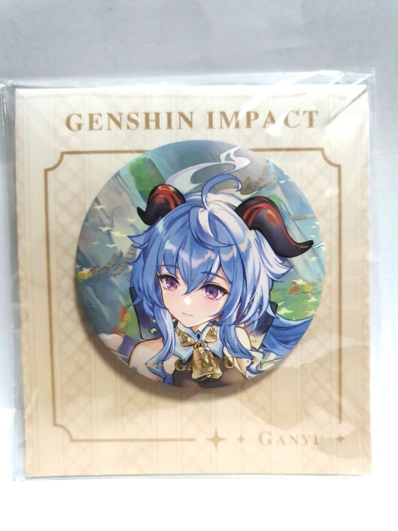 Official Genshin Impact Ganyu Visual Can Badge, Hobbies & Toys, Memorabilia & Collectibles, Fan ...